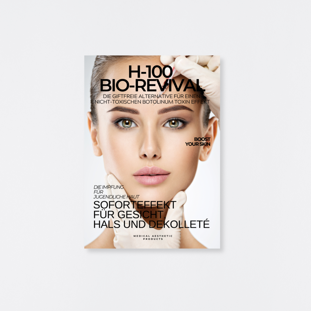 Werbeflyer Hautverjüngung – H-100 Infoflyer (100 Stück)